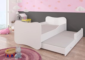 Dětská postel s matracemi GONZALO II 160x80 Motiv: PES A KOČKA