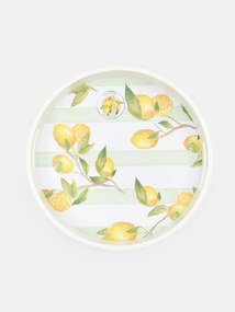 Sinsay - Decorative tray with lemon motif - bílá