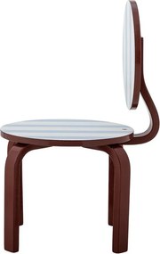 Vínová/světle modrá dětská židle Liova – Bloomingville Mini