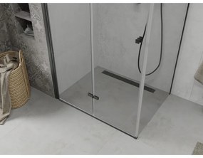 Mexen Lima skládací sprchový kout 90 x 110 cm, Průhledné, Černá - 856-090-110-70-00