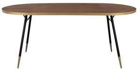 Jídelní stůl s deskou v dekoru jasanového dřeva 90x180 cm Denise – White Label