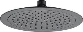 Laveo Leia, horní/hlavová sprcha 240x240 mm, kulatý, černá, LAV-NLE_7DAD