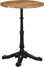 Noha bistro stolu černá 52 x 52 x 72 cm litinová 325433