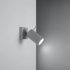 Sollux Lighting Nástěnné svítidlo RING 1 šedé