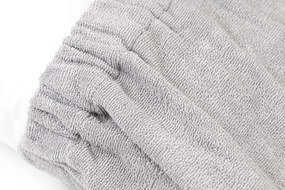 Pánský bavlněný froté kilt do sauny a wellness Comfort světle šedý