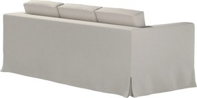 Potah na pohovku IKEA  Karlanda 3-místná nerozkládací, dlouhý barva šedá látka pletený vzor