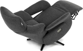 Polohovací křeslo šedé, elektrické TV-B3973 GREY2