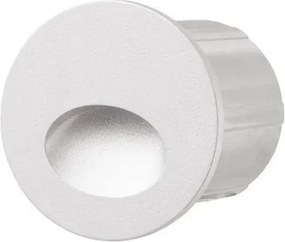 NV 9136188 Venkovní zapuštěné svítidlo do zdi CIRCE bílý hliník LED 3W 220-240V 3000K IP54 - NOVA LUCE