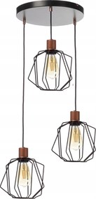 Závěsná stropní lampa Loft Industrial z měděného drátu E27 Edison