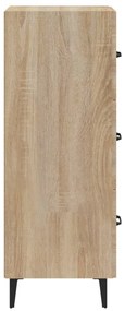 Příborník dub sonoma 34,5 x 34 x 90 cm kompozitní dřevo - Default Title