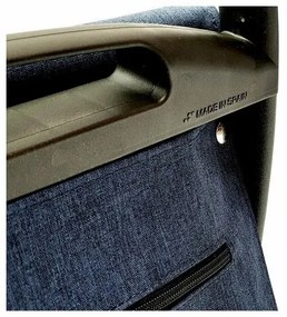 Rolser Nákupní taška na kolečkách Com Polar 8 Black Tube, modrá