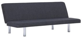 vidaXL 282193 Marketos Sofa Bed Dark Grey Polyester