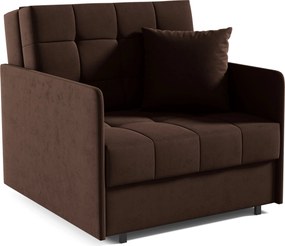 Eka Pohovka AMERYKANKA 169, 90 cm Barva látky: Černá (Kronos 07)
