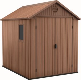 KETER DARWIN 6 x 8 zahradní domek, 190 x 244 x 221 cm, hnědý 17210355
