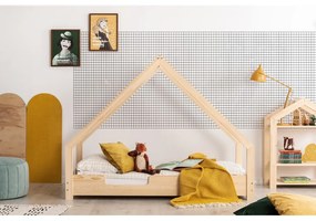 Adeko Dětská postel domeček Loca C Velikost postele: 200x80 cm Barva: dekor přírodní dřevo přírodní