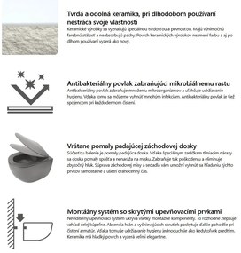 Deante Blur, záchodová WC mísa s funkcí bidetu 525x372x349 mm, černá matná, DEA-CDZ_NWPW