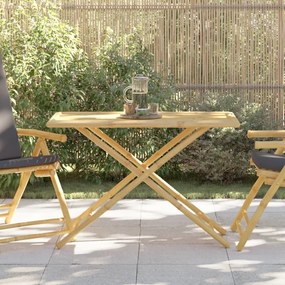 vidaXL Skládací zahradní stůl 115 x 55 x 75 cm bambus [365879]