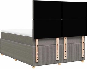 Box spring postel s matrací taupe 140x200 cm textil 3292076