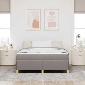 Rám postele Taupe 160 x 200 cm textil 3398952