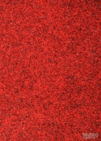 Metrážový koberec zátěžový Primavera Res 353 červený - šíře 4 m