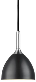 Halo Design 741076 závěsné svítidlo Bellevue černé/chrom, ø14cm