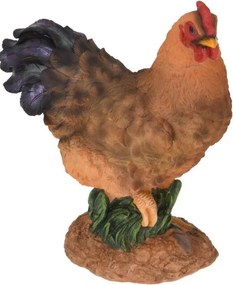 Hnědý kohout 27 cm