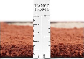 Hnědý pratelný/ručně tkaný bavlněný dětský koberec 120x149 cm Snuggle Berry – Hanse Home