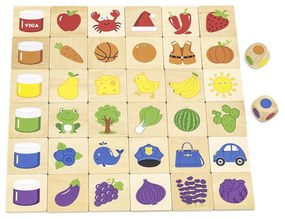 Dřevěné puzzle Barvy Viga