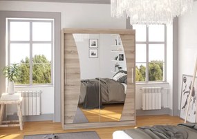 Skříň posuvná se zrcadlem MODESTO 150