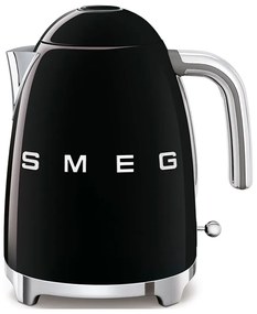 Černá rychlovarná konvice z nerezové oceli 1,7 l Retro Style – SMEG