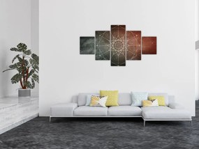 Obraz - Vesmírný dodecagram (125x70 cm)