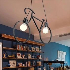 Toolight, Závěsné svítidlo kolo APP216-2CP, černá, OSW-00352