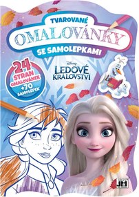 JIRI MODELS Omalovánky tvarované + samolepky Frozen (Ledové Království) 9
