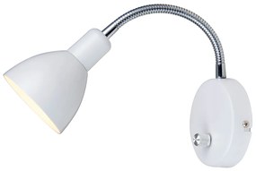 Halo Design 304407 nástěnná lampa Denver bílá, 10cm