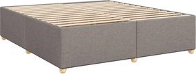 Box spring postel s matrací taupe 180x200 cm textil 3286770