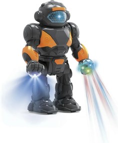 Teddies Robot chodící, 22 cm, na baterie se světlem a zvukem