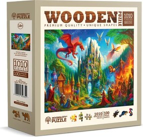Wooden city dřevěné puzzle - fantasy zámek 1010 dílků