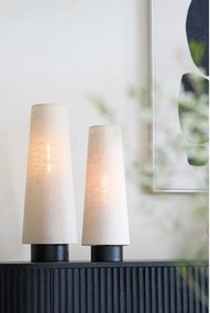 Béžová kovová stolní lampa s textilním stínidlem (výška 42 cm) Howie – Light &amp; Living