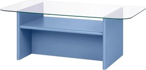 Světle modrý konferenční stolek 63x100 cm Tovo – noo.ma