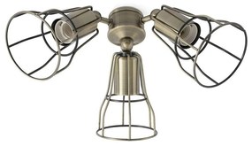 FARO Barcelona | FARO 33717 - Svítidlo pro ventilátor YAKARTA 3xE27/15W/230V bronz | FA33717