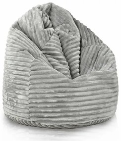 Sedací pytel Bag Sako XL stripe TiaHome - světle šedá