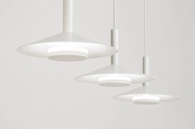 Závěsné LED svítidlo nad jídelní stůl Simeon White Linea