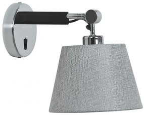 Designové nástěnné svítidlo Zyta Xs šedé