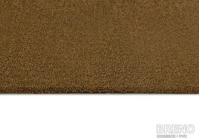Breno Metrážový koberec NOBLE 51 hnědý, šíře 400 cm, Hnědá