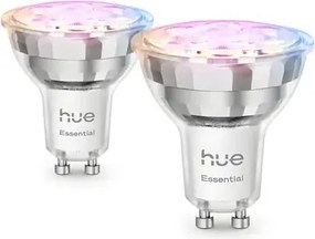 Philips Hue Essential WCA GU10 2 ks / Chytrá LED žárovka / 4,7 W / 345