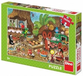 Dino Puzzle Krtek v kuchyni 47x33 cm 100 XL dílků