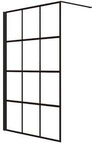 Sprchová zástěna WALK-IN Metro 120x195 black