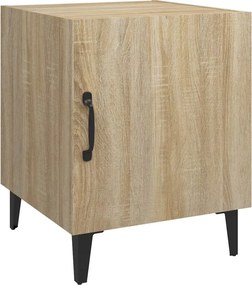 vidaXL Noční stolek kompozitní dřevo [812066] Barva: Bílá