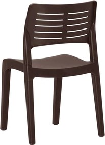 Zahradní židle 2 ks mocca polypropylen 317730