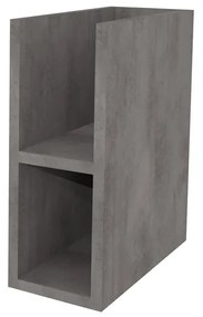 Mereo Aira, koupelnová skříňka 20 cm, spodní,  Multidecor, Beton tmavě šedý CN797SBET2